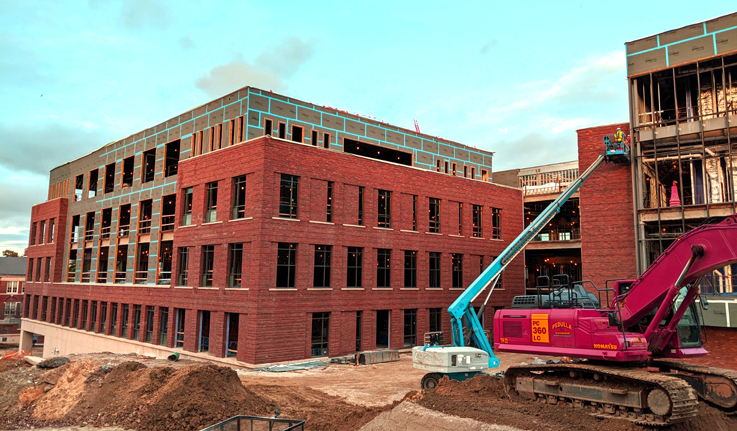 Cranes, drains, and trains: a campus construction cornucopia | UNC ...