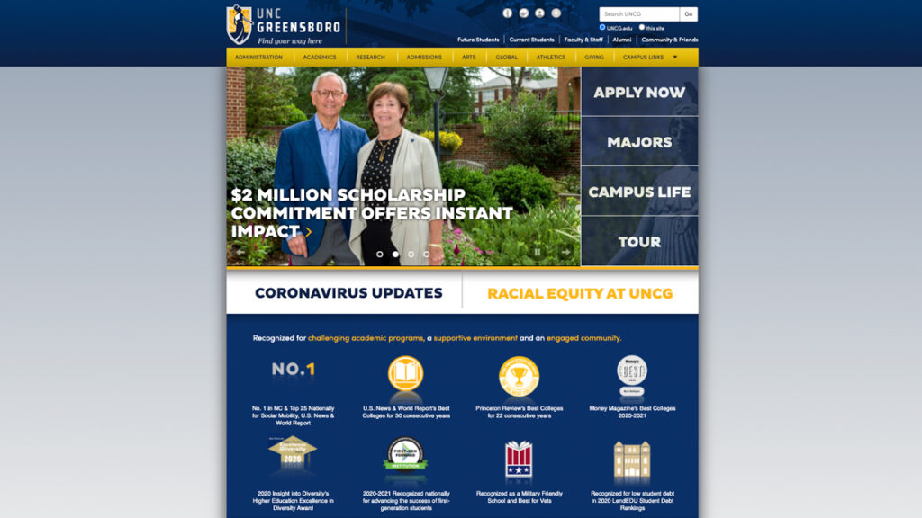 UNCG graduate students lead usability testing for new University ...