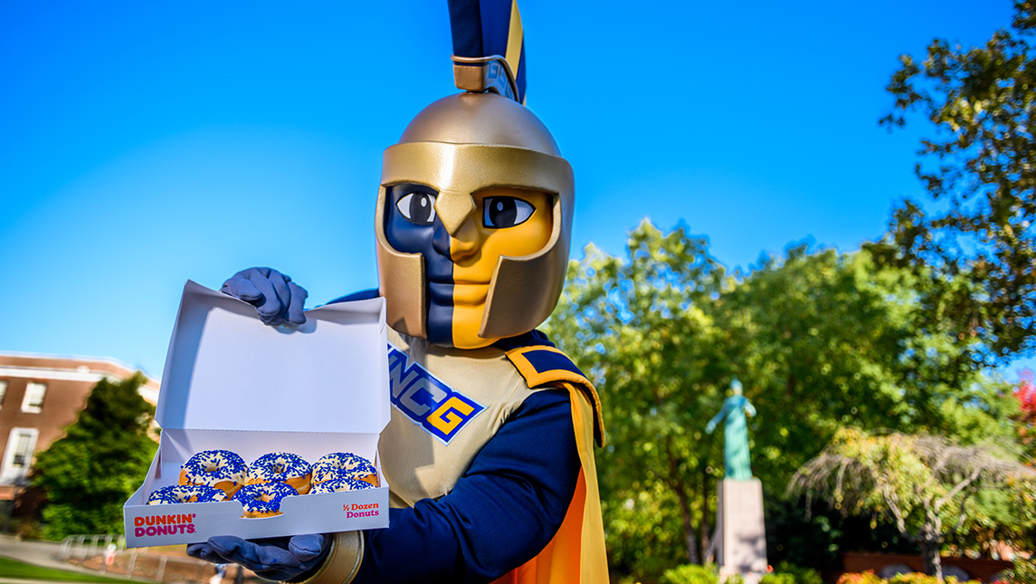 UNCG, Dunkin’ raise $3,000 for Spartan Open Pantry | UNC Greensboro