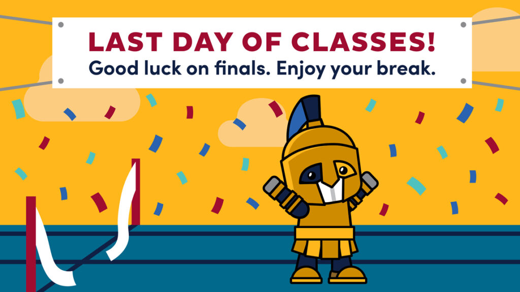 Wear blue and gold to celebrate last day of classes - UNC Greensboro