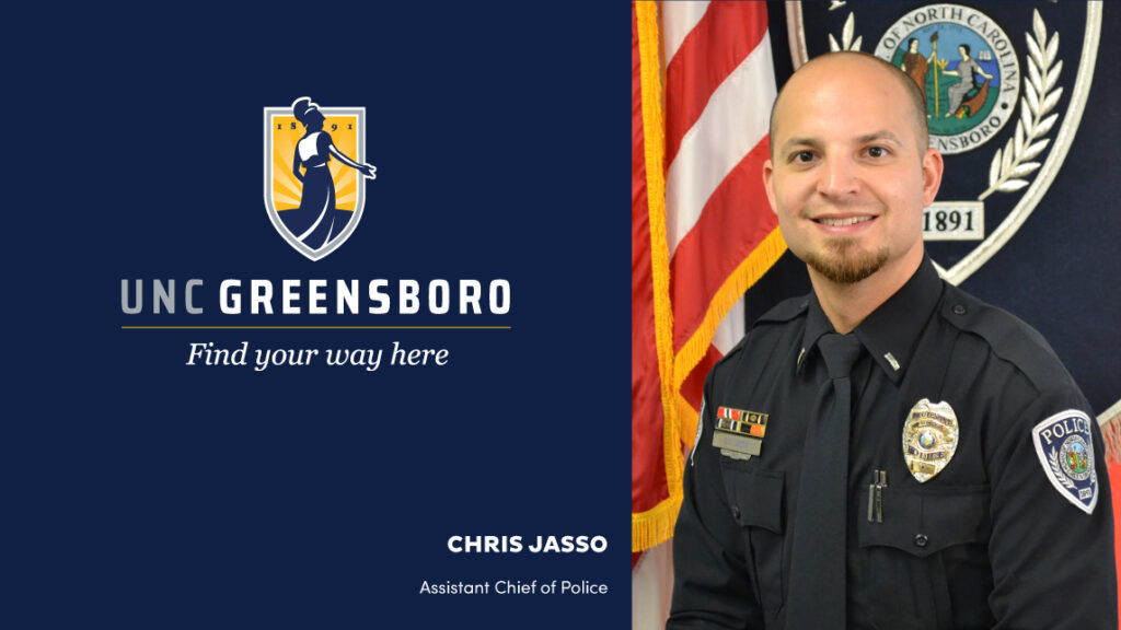 Chris Jasso selected as new assistant chief of UNCG Police | UNC Greensboro