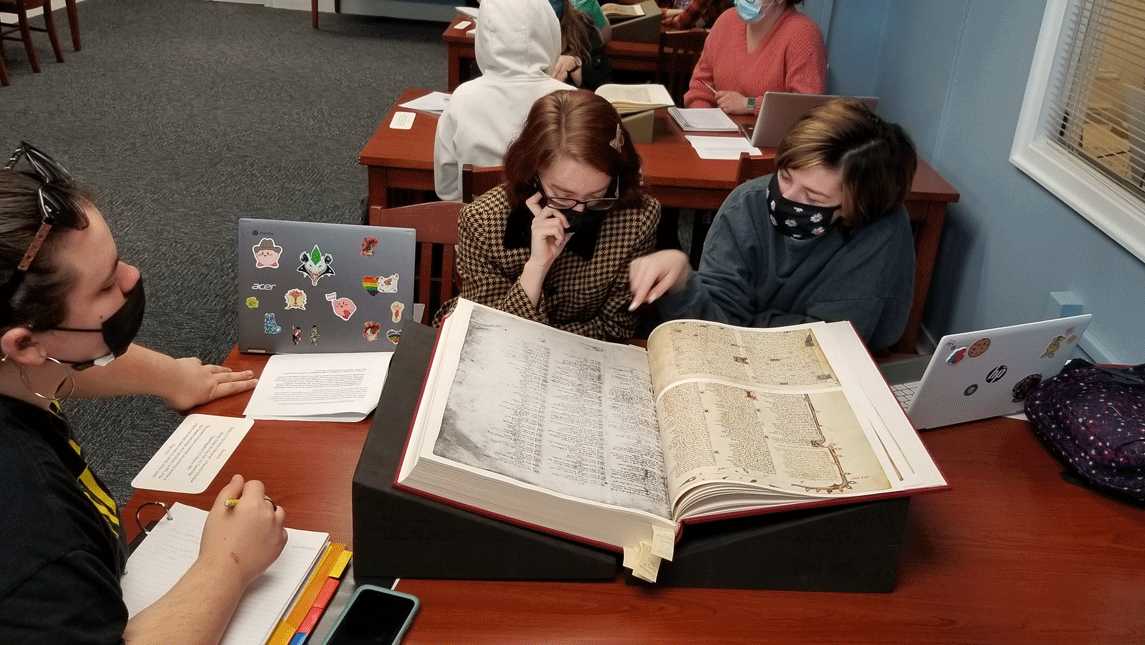 Making Medieval manuscripts in English class | UNC Greensboro