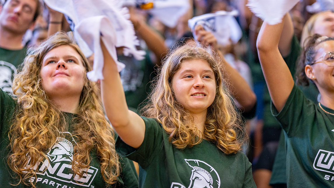 Students' first day at the G | UNC Greensboro