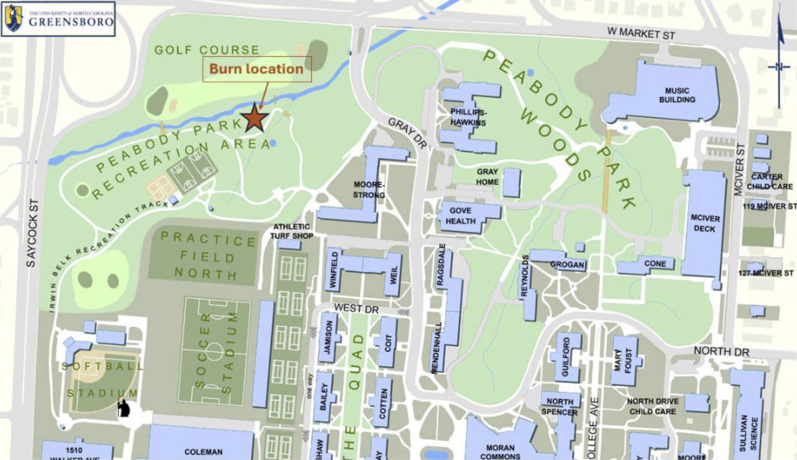 Controlled Burn Planned This Week | UNC Greensboro