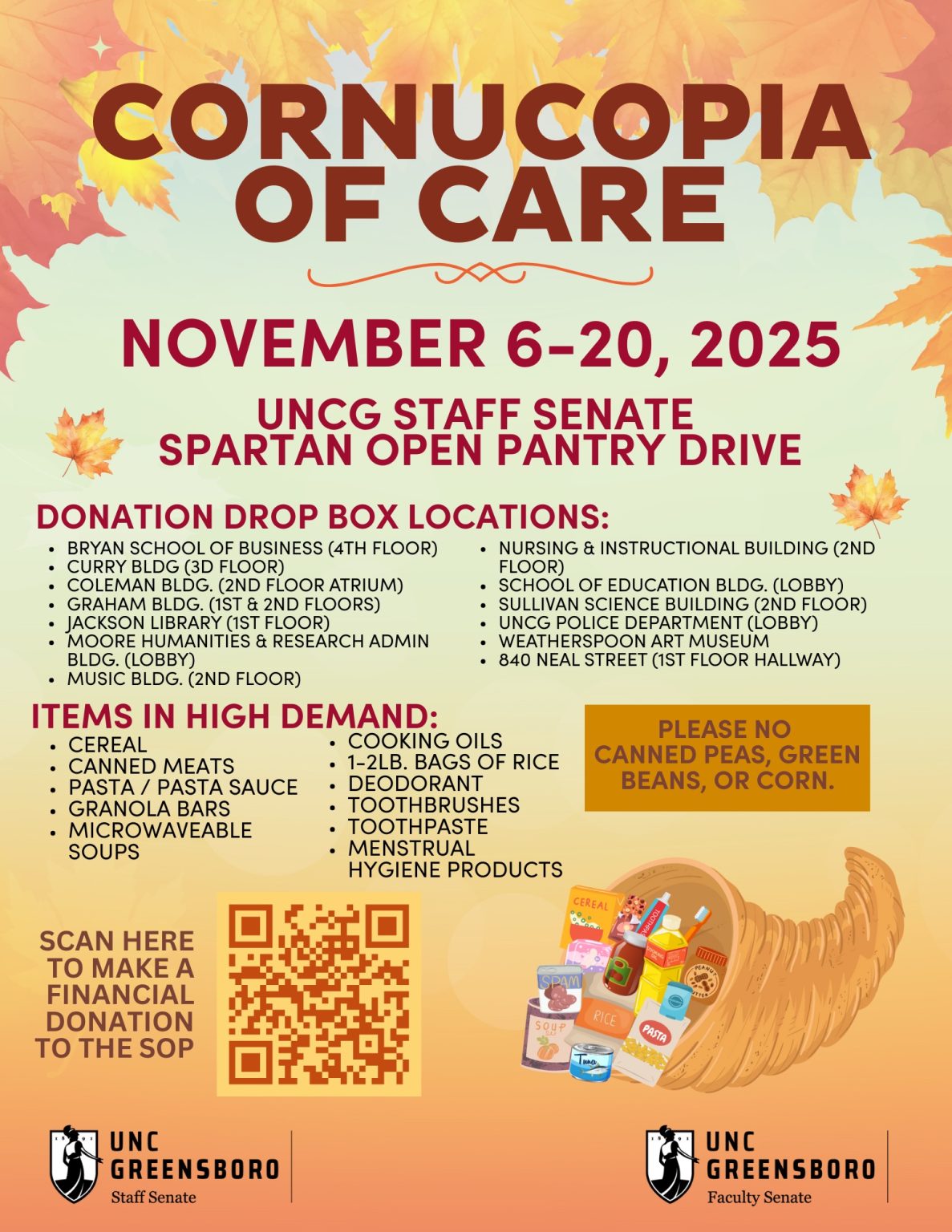 Help Stock Spartan Open Pantry | UNC Greensboro